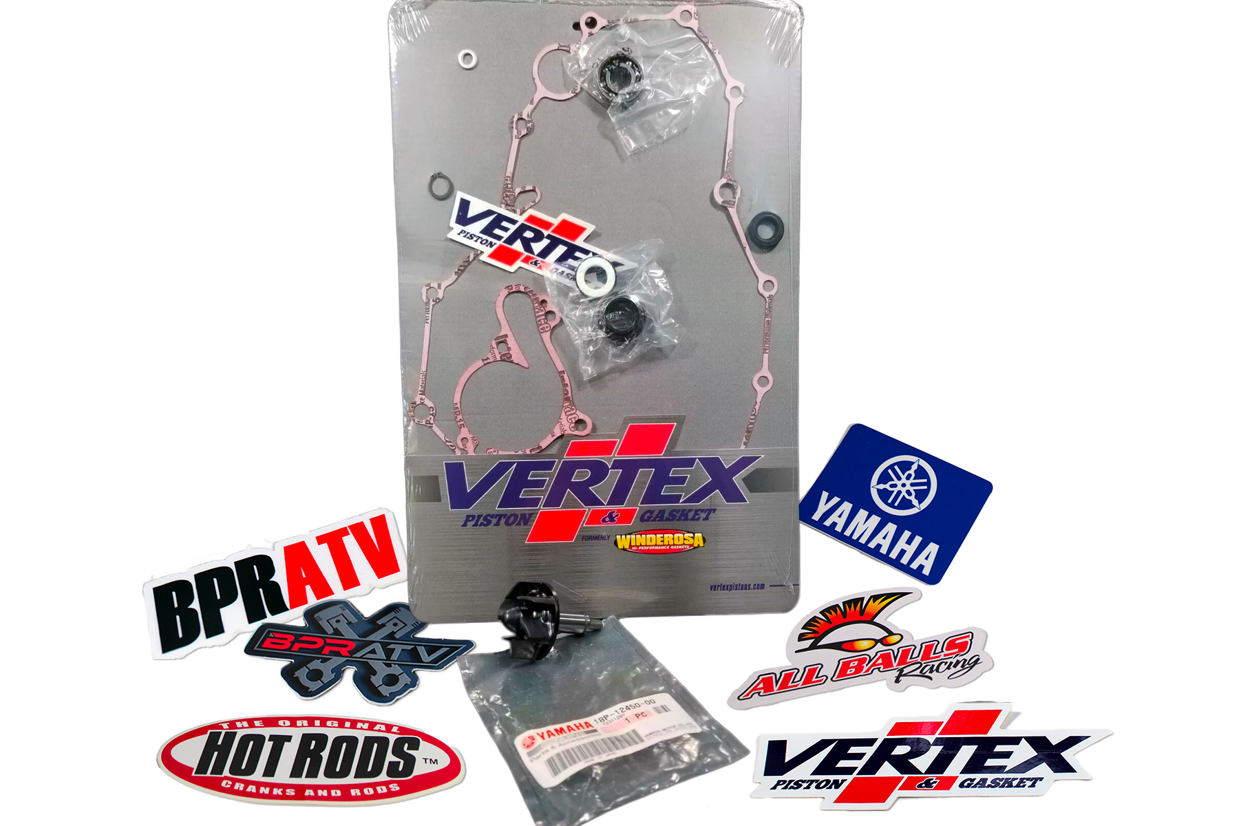 Yamaha OEM YFZ450R YFZ 450R Water Pump Kit Hot Rods Vertex OE Shaft Se ...