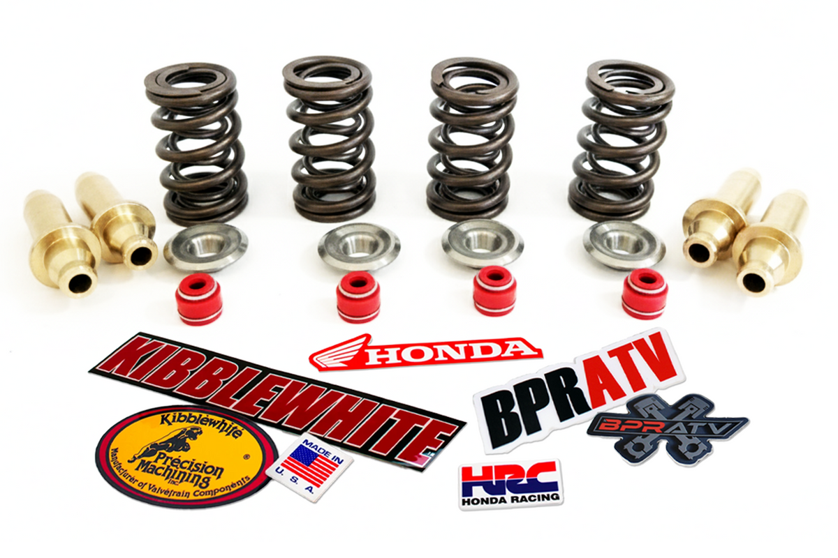 Honda 400EX XR400 KPMI Titanium Spring Kit with High-Temp RED Seals ...