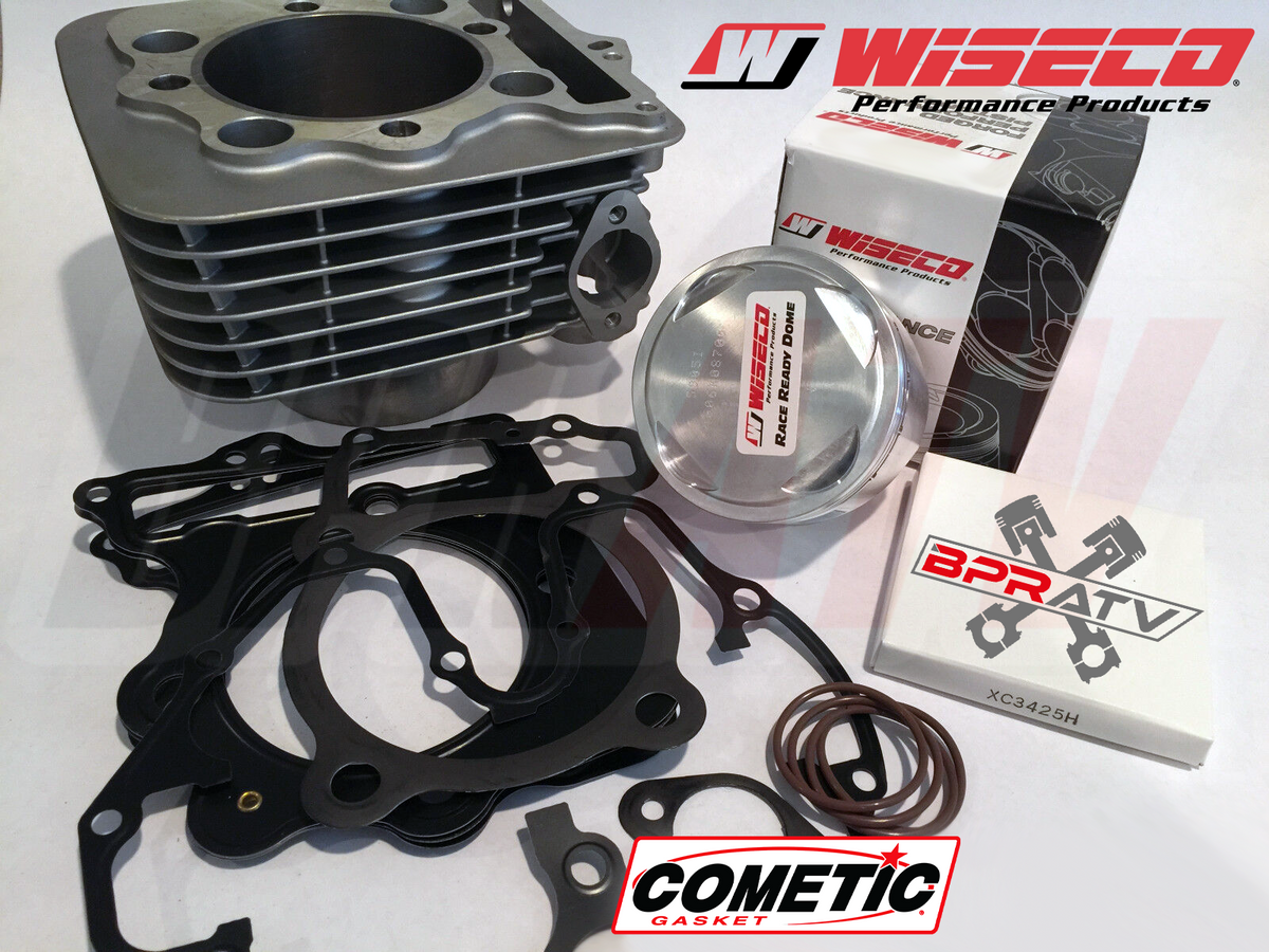 Honda XR400 XR400R XR 400 Top End Rebuild Repair Kit 10:1 Wiseco Pisto ...