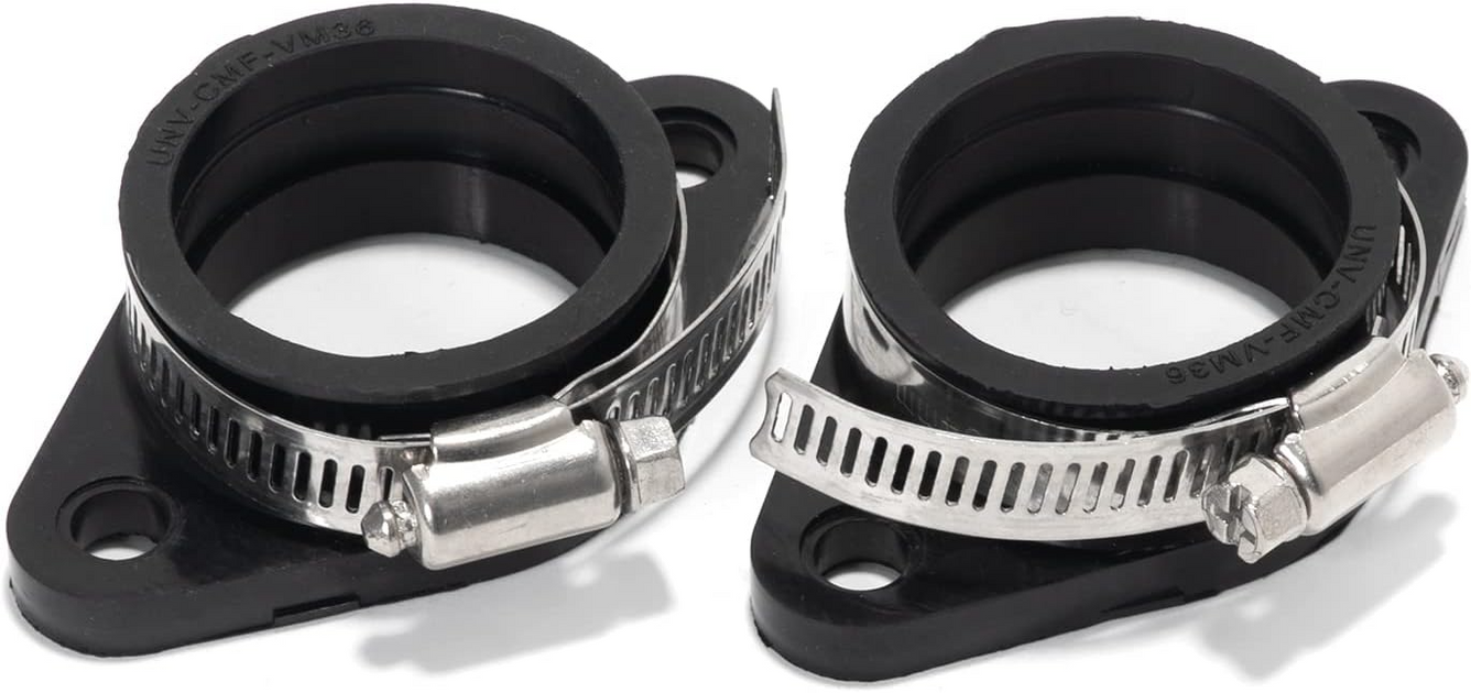 Banshee 32mm 34mm TM Carb Boots For Intake Manifolds Mikuni Billet Rub ...