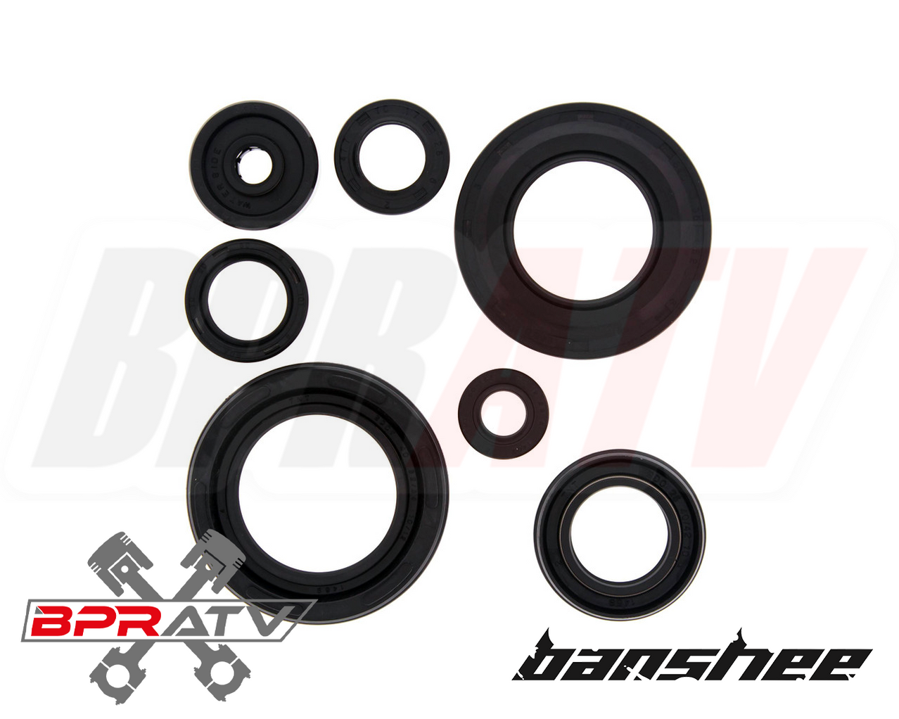 Banshee Athena 68mm Big Bore 421cc Stroker Hot Rods Crank Piston Black ...