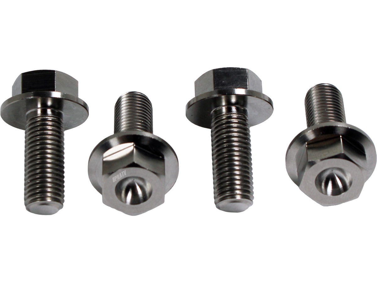 Banshee Foot Peg Bolts TITANIUM Banshee 350 Pegs Flange HEX Bolts 9581 ...
