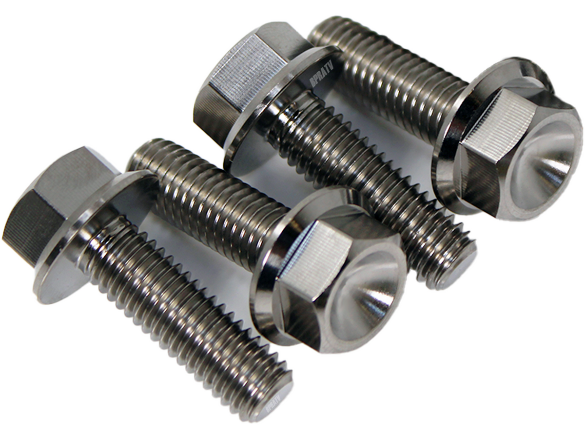 Banshee Foot Peg Bolts TITANIUM Banshee 350 Pegs Flange Bolts Set 9582 ...