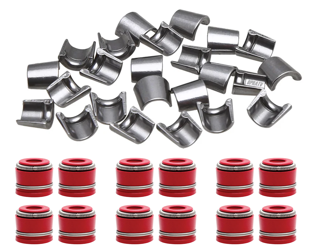 Yamaha YXZ1000R Kibblewhite Valve Keepers Cotters RED Viton Valve Stem ...