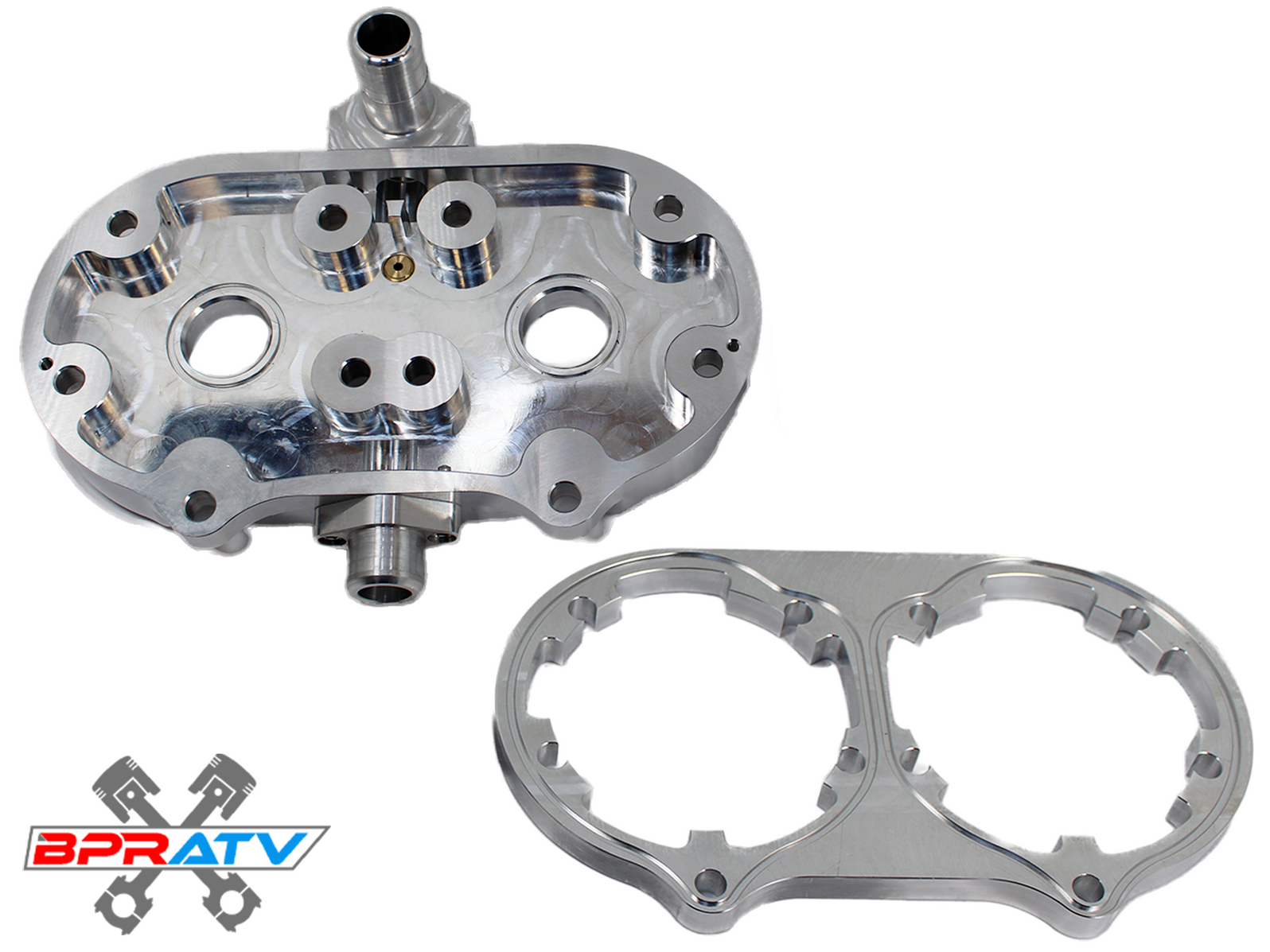 BPRATV Banshee SUPER CUB 521 496 472 BILLET Cylinder Head 23cc Domes O