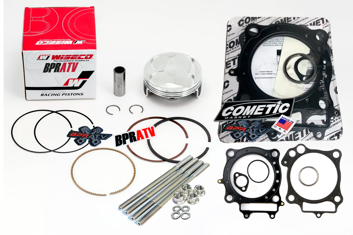 New Wiseco 94mm 14:1 RACE Piston Cometic Gasket Titanium Studs TRX450R ...