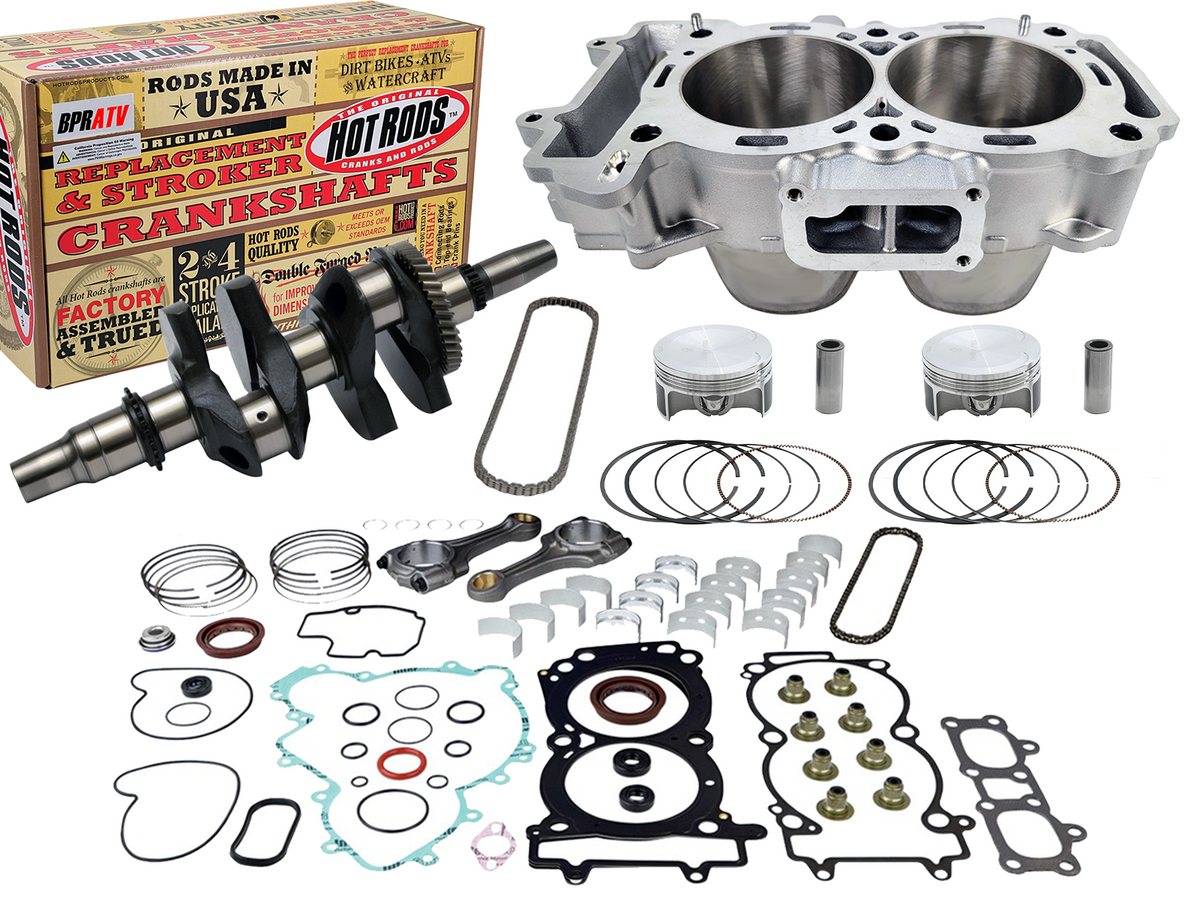 22-24 Polaris RZR Turbo R4 Complete Engine Rebuild Kit Crank Cylinder ...