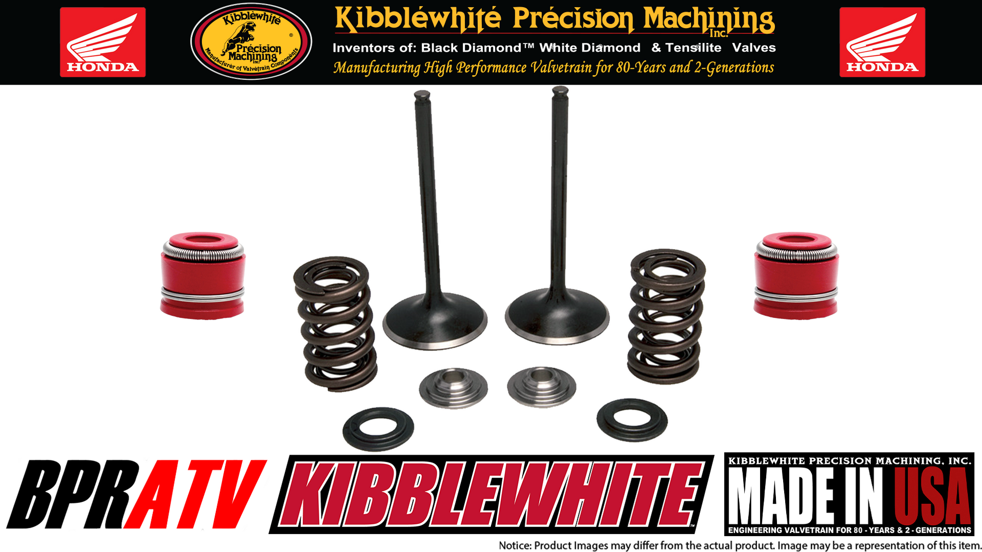 Honda CRF250R CRF 250R Kibblewhite Stainless Intake Valves Springs Kit ...
