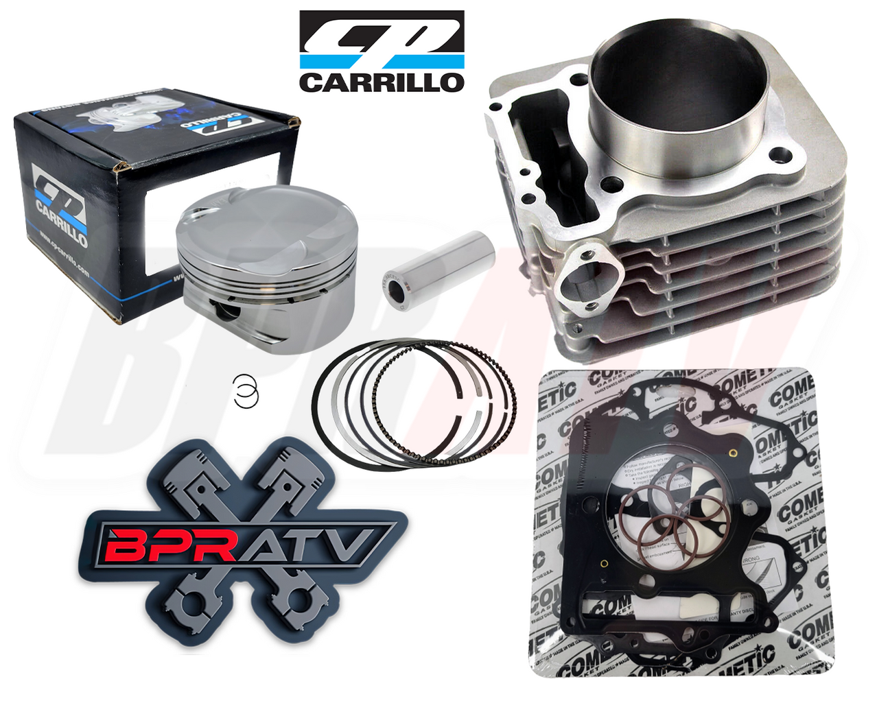Honda 400EX 400X XR400 Top End Rebuild Kit CP 11:1 Piston Gaskets Cyli ...