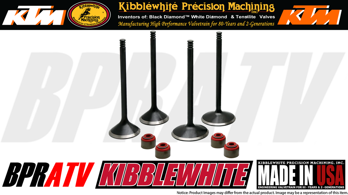 13-18 KTM 450 SX-F SXF 450 Kibblewhite Intake Valves Exhaust Valve Kit ...