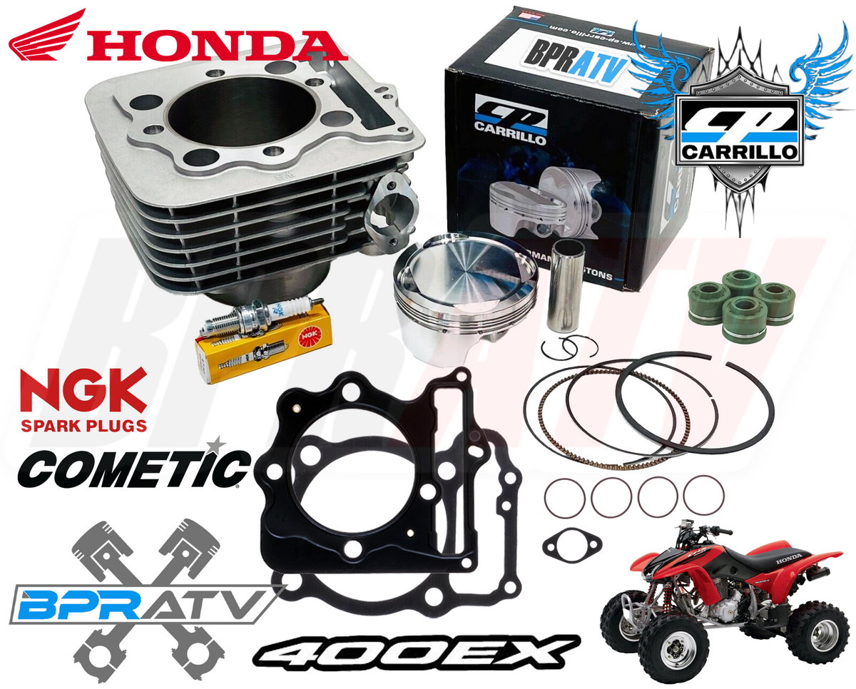 Honda 400EX 400X XR400 Top End Rebuild Kit CP 10:1 Piston Gaskets Cyli ...