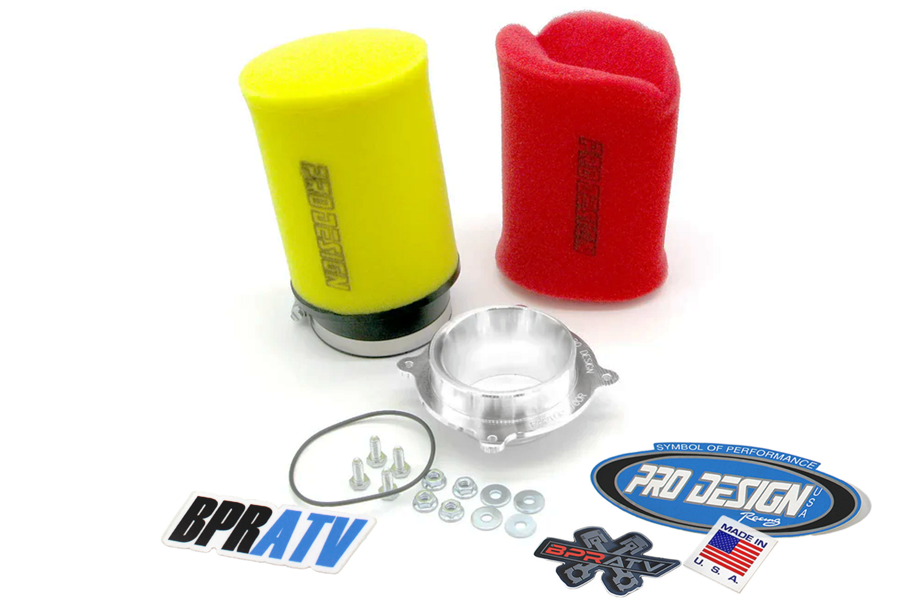 Pro Design Pro Flow Foam Air Filter Intake Kit Yamaha Raptor 700 700R ...