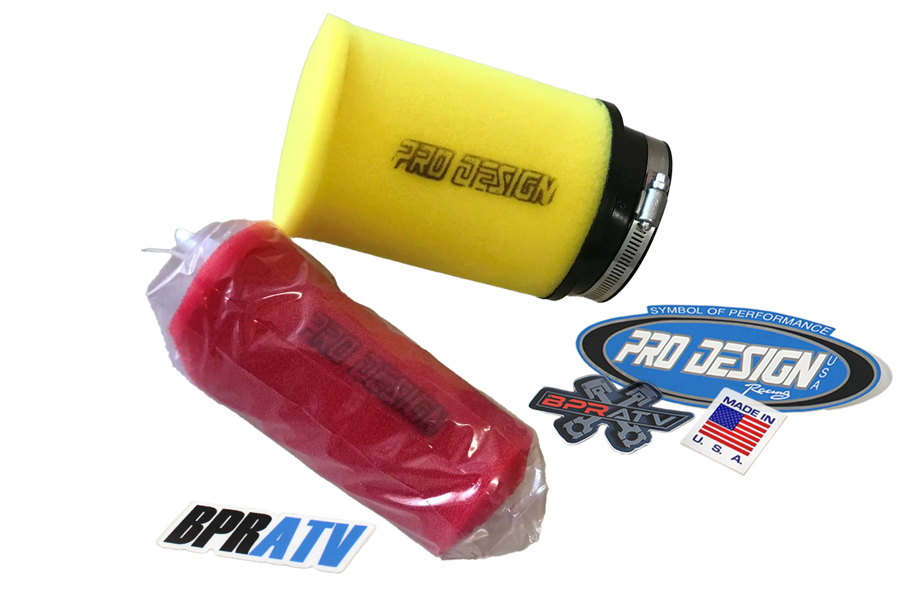 Pro Design Pro Flow Foam Air Filter Intake Kit Yamaha Raptor 700 700R ...