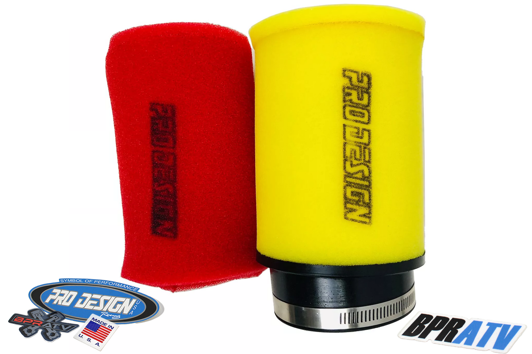 Pro Design Pro Flow Foam Air Filter Intake Kit Yamaha Raptor 700 700R ...