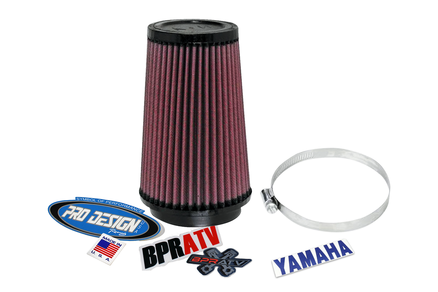 Pro Design Pro Flow K&N Air Filter Intake Kit Yamaha Raptor 700 700R ...