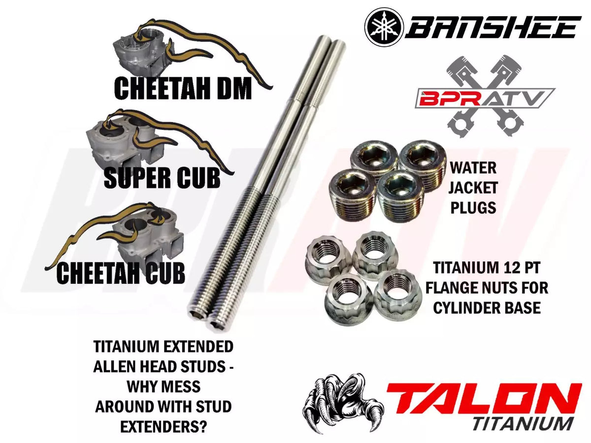 Banshee DM Cheetah Cub Supercub Water Jacket Plugs Base Nuts Stud Exte ...