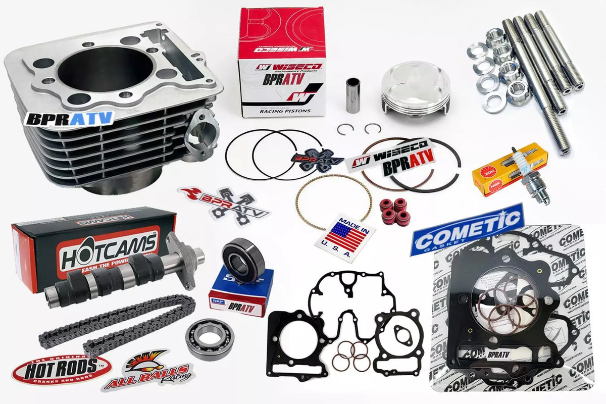 Honda 400EX 87m Big Bore Kit Stage 2 Hotcam +2 Cylinder Piston 416cc T ...