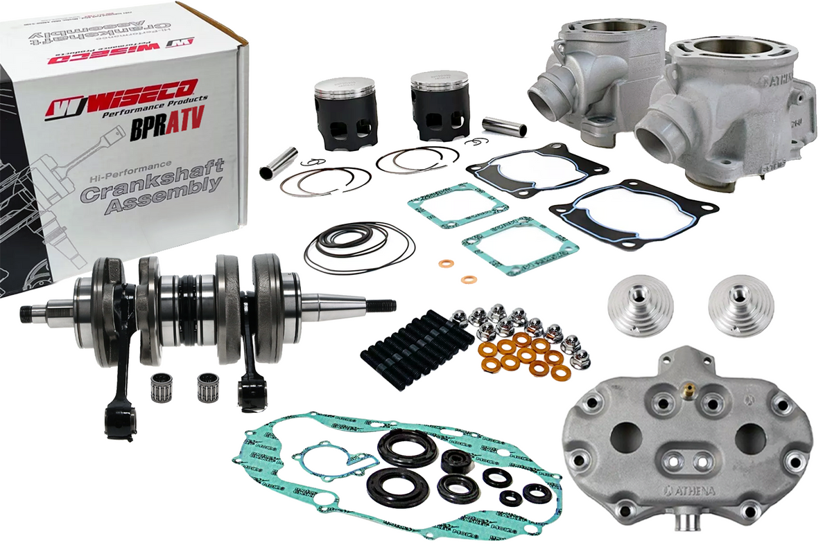 Banshee Athena 400 68 Complete Big Bore Kit Cylinders Pistons Wiseco C ...