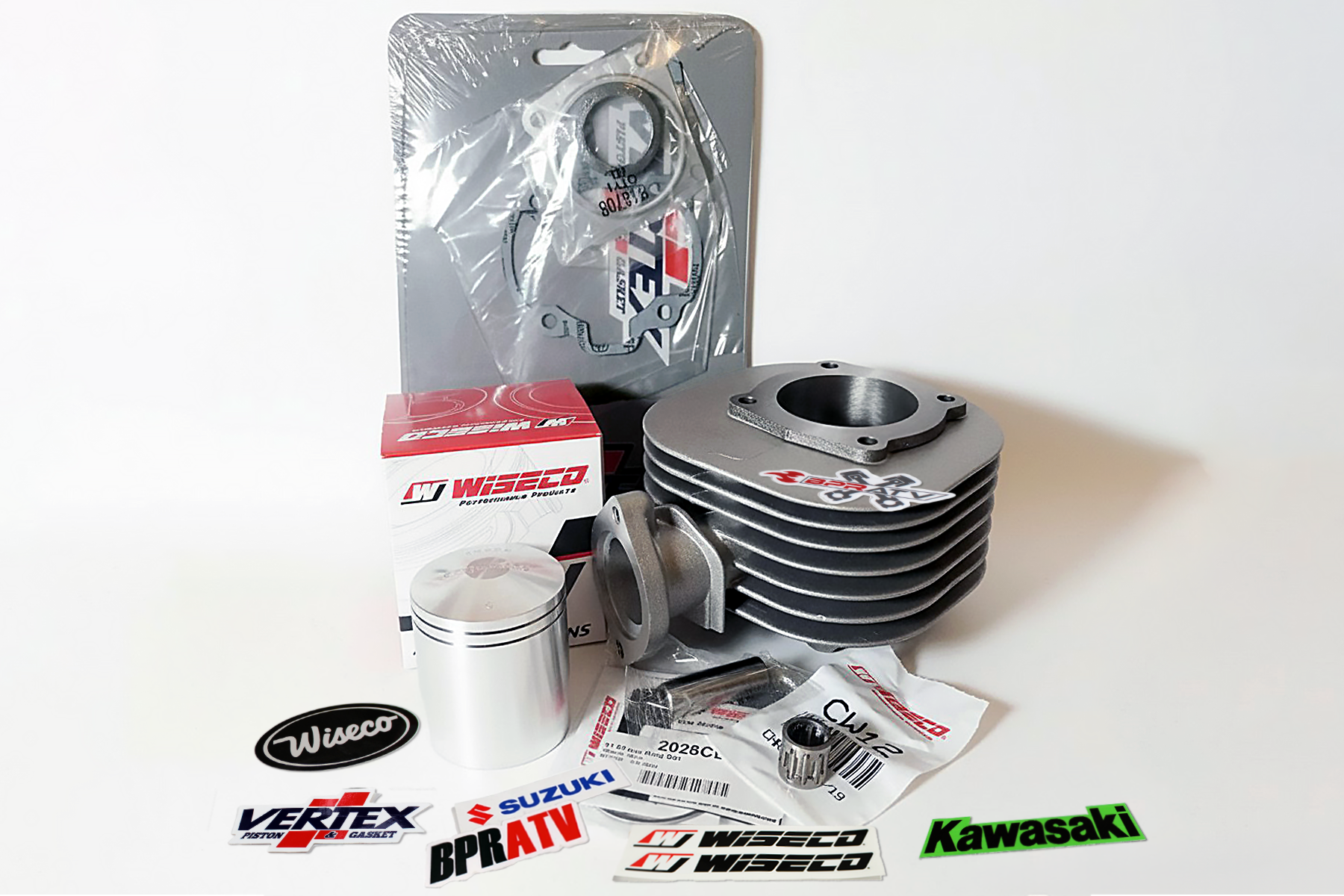 BPRATV Suzuki LT80 Kawasaki KFX80 52mm Big Bore Wiseco Forged Piston T