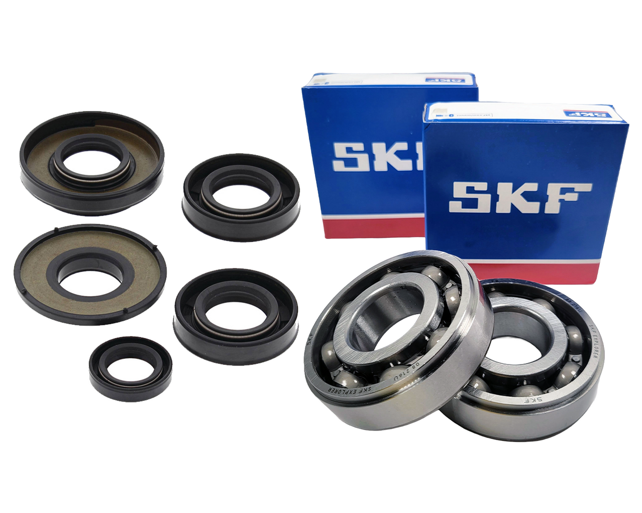 Suzuki LT80 LT 80 SKF OEM Upgrade Crankshaft Crank Main Bearings & Oil ...