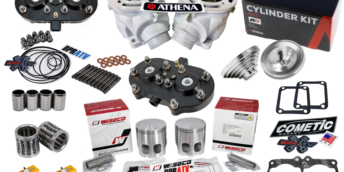 Yamaha Banshee 421cc 68mm Athena Cylinders Stroker Kit Wiseco Pistons ...