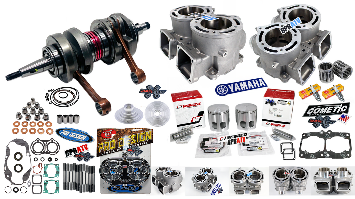 Yamaha Banshee 421cc 4mil Stroker Kit | ARES 68mm Cylinders | Wiseco ...