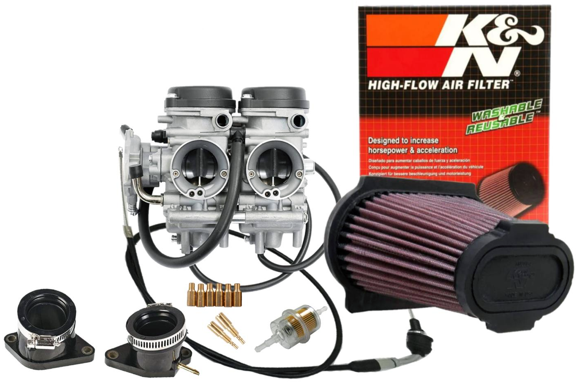 Yamaha Raptor 660 R Complete Carb Kit Aftermarket Performance Upgrade ...