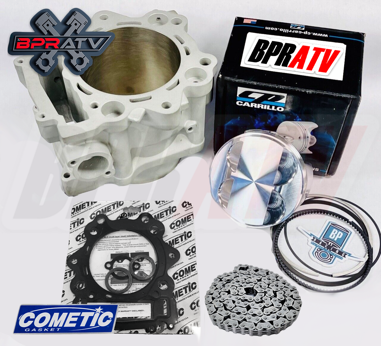 Yamaha Rhino 700 108mm +6 770cc Big Bore Cylinder CP Piston Top End Re ...