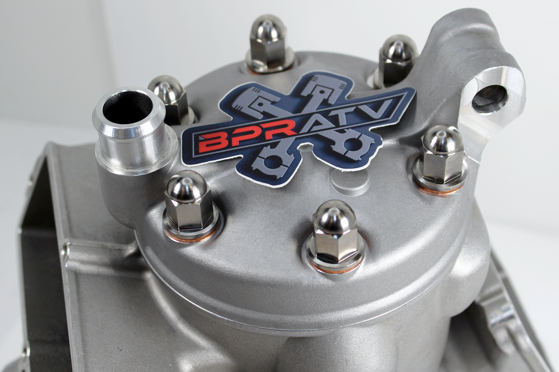 Yamaha YZ250 YZ 250 Cylinder Head & Titanium Stud Acorn Nuts Gaskets I ...
