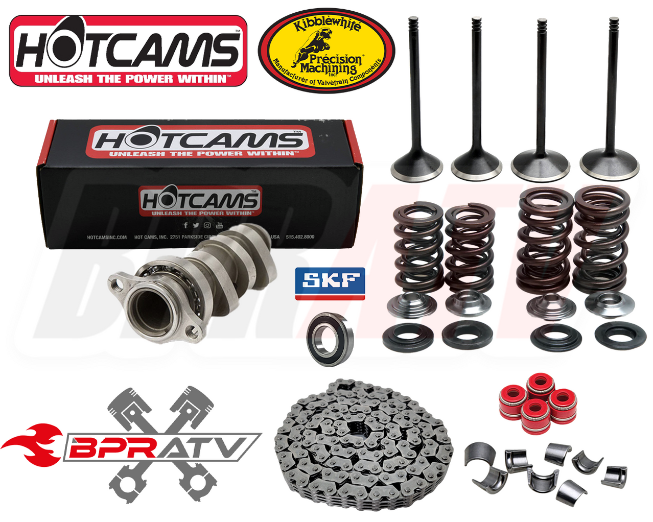04 05 TRX450R TRX 450R Stage 3 S3 Hotcam Kibblewhite Valves Springs Co ...