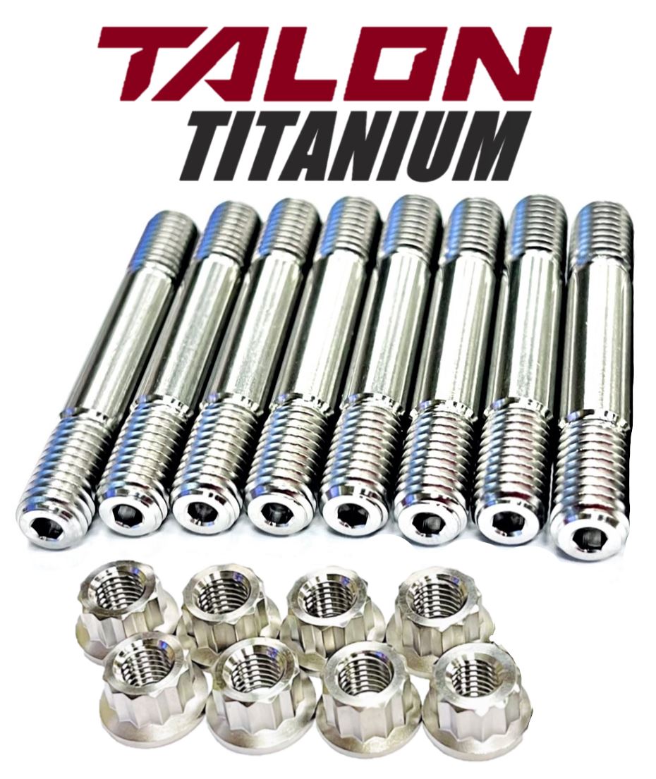 YZFR6 YZF-R6 TITANIUM Exhaust Studs All Ti Exhaust Stud 12 Point Nut K ...