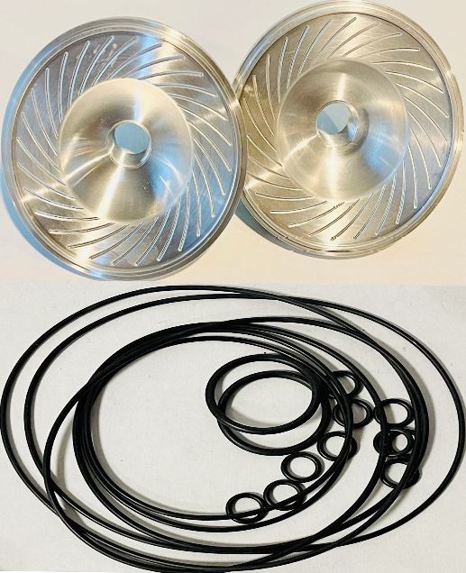 Banshee 68mm 421 Stroker Pump Gas Cool Head Domes 24cc Dome Orings Kit ...