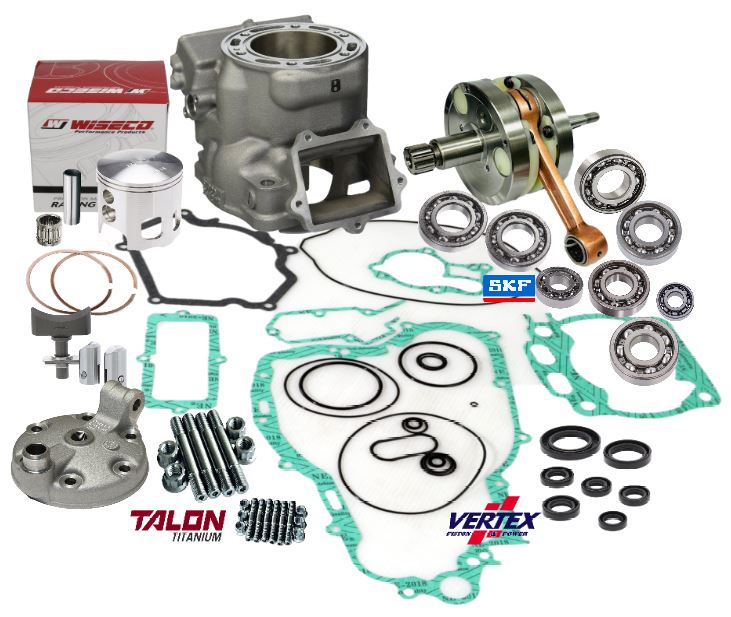 YZ250 Big Bore Kit Ported Cylinder Head Powervalve Complete Motor Engi ...