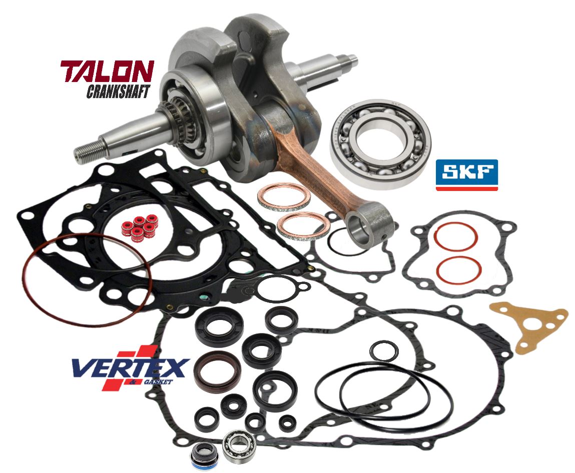 Rhino 660 Rebuilt Bottom End Motor Engine Rebuild Kit Crankshaft Assem ...