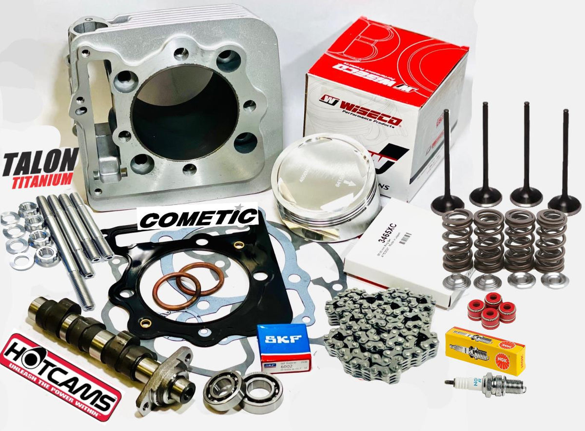 Honda 400EX 400X 89mm Big Bore Kit Valves Springs Stage 3 Hotcam Hot C ...
