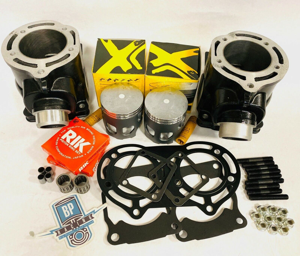 Yamaha Banshee Cylinders Top End Rebuild Pro-X Pistons Complete Kit Pr ...