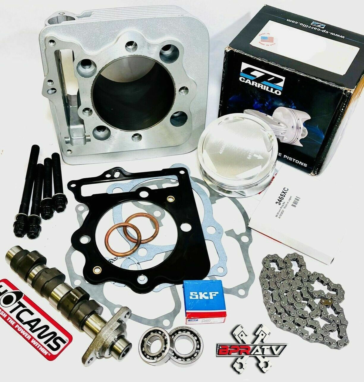 TRX 400EX 400X XR 89 mil Big Bore Kit +4 Cylinder Hi Comp Top End Rebu ...