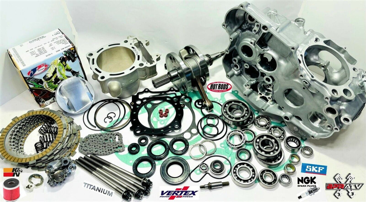 10-15 KX450F KX 450F Crankcases Rebuild Kit Complete Motor Engine Rebu ...