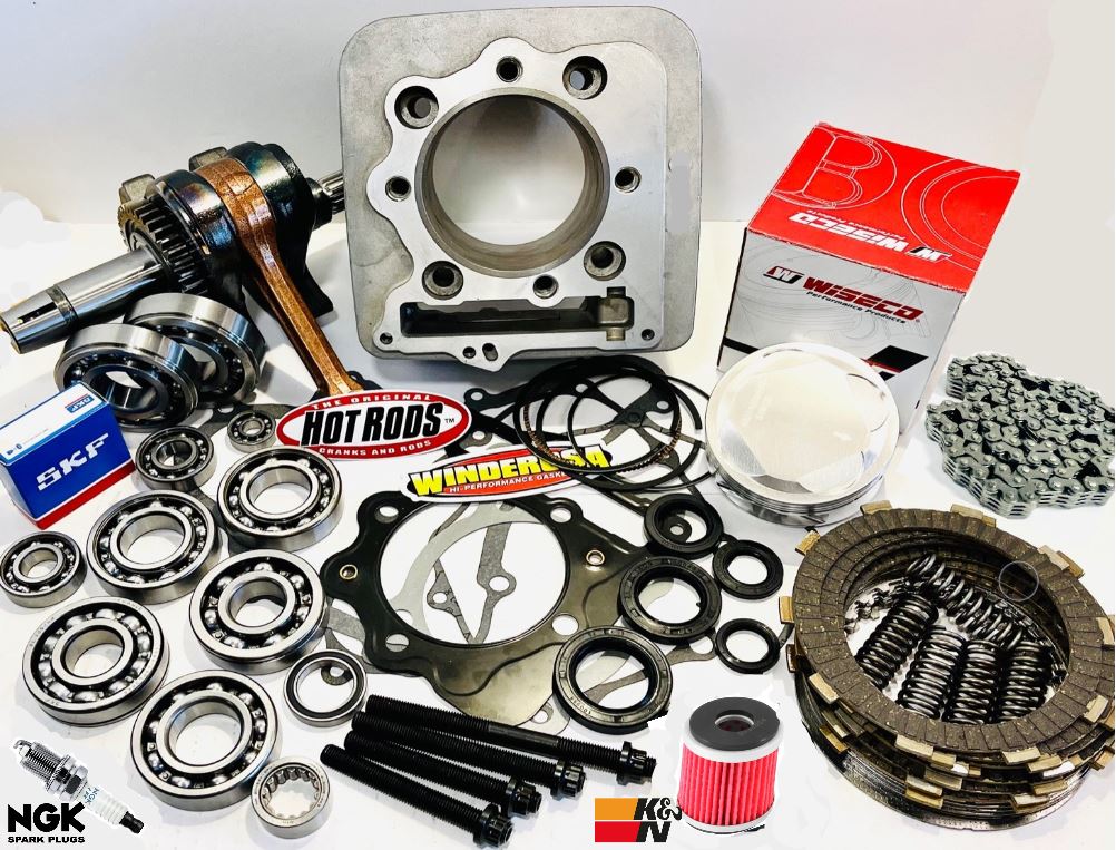 Honda 400EX 400X 88mm Rebuild Kit Top Bottom Big Bore Motor Engine Ass ...