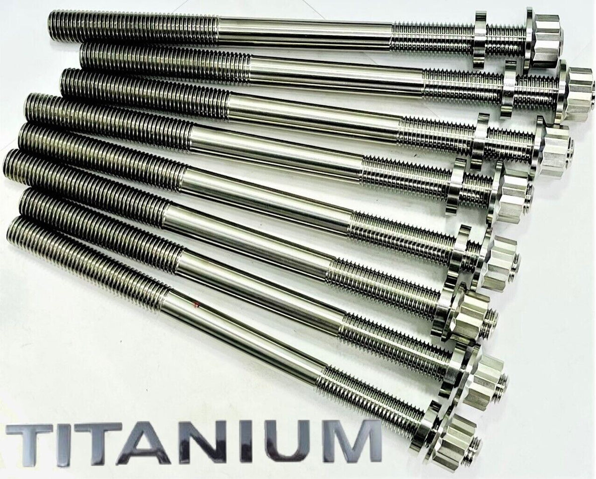 Wildcat 1000 X 4X Titanium Cylinder Head Stud Bolts Ti Studs Bolt Upgr ...