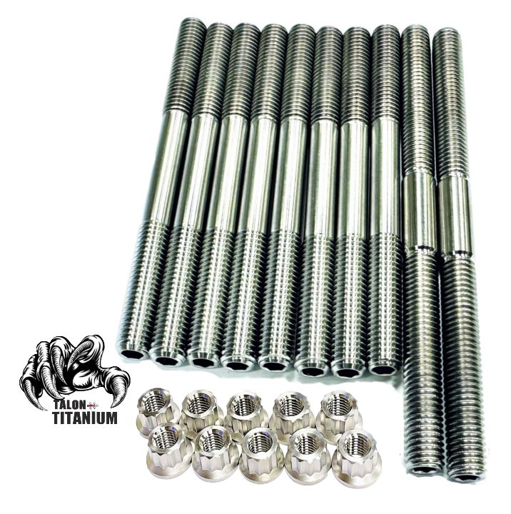 Banshee Crankcase Studs TITANIUM Bottom Top Case Allen Head Stud 12 Pt ...
