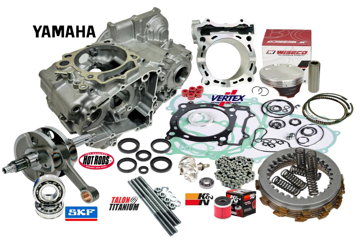 YFZ450 YFZ 450 Rebuild Kit With Cases Crankcases Complete Assembly Rep ...