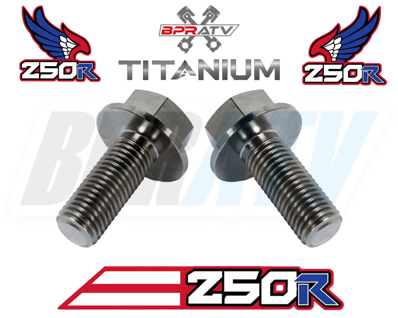 83-84 Honda ATC250R ATC 250R Foot Peg Bolts Kit TITANIUM Flange HEX Bo ...