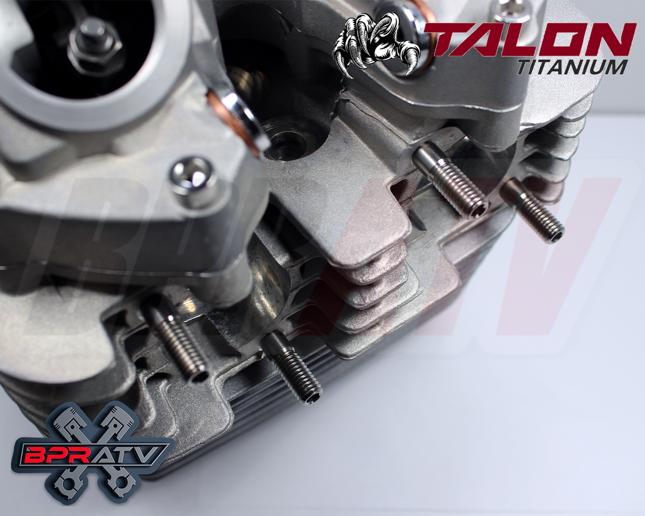 Honda 400EX 400X XR400R Exhaust Studs Titanium Head Pipe Gaskets Upgra ...