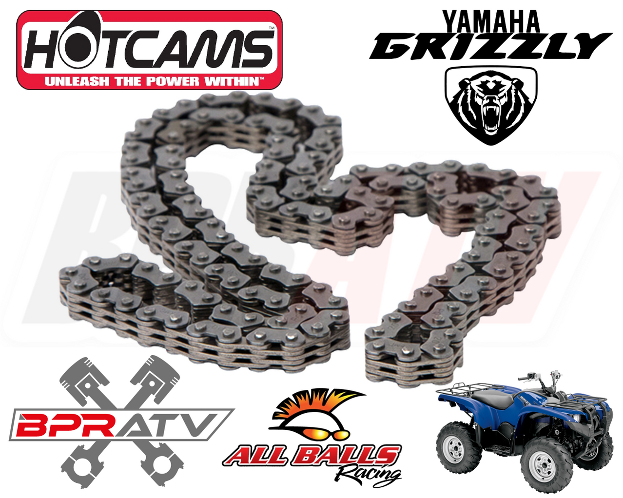 07-15 Yamaha YFM Grizzly 700 OEM Extreme Heavy Duty Hotcam Hot Cam Tim ...