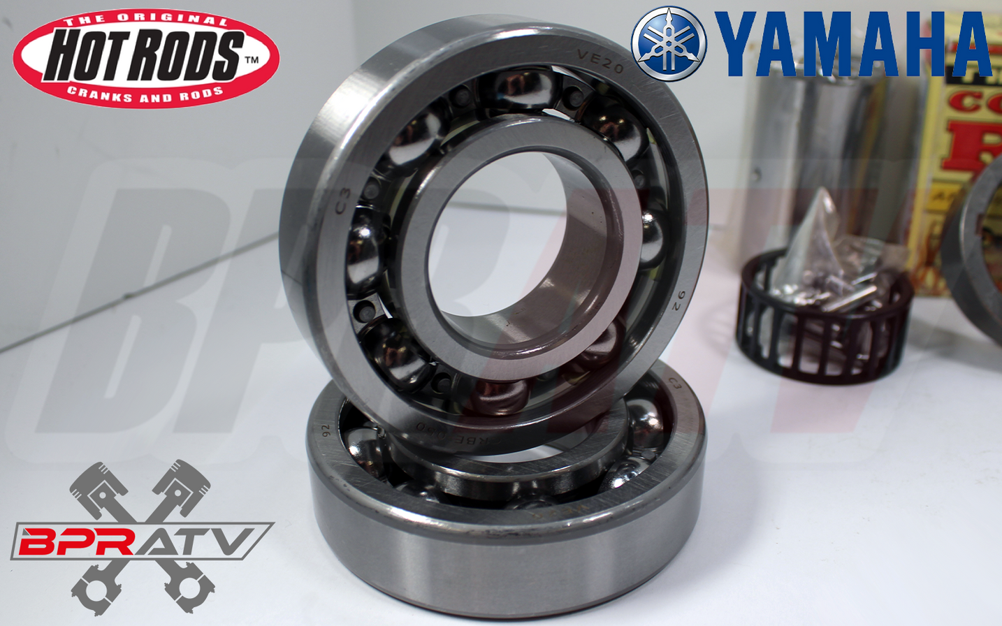 Yamaha Rhino 700 Hot Rods Connecting Rod Kit Hotrods Bearings Crank Re ...